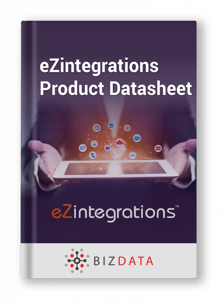 eZintegrations Product Data Sheet - AI Enabled Data Integrations and Analytics